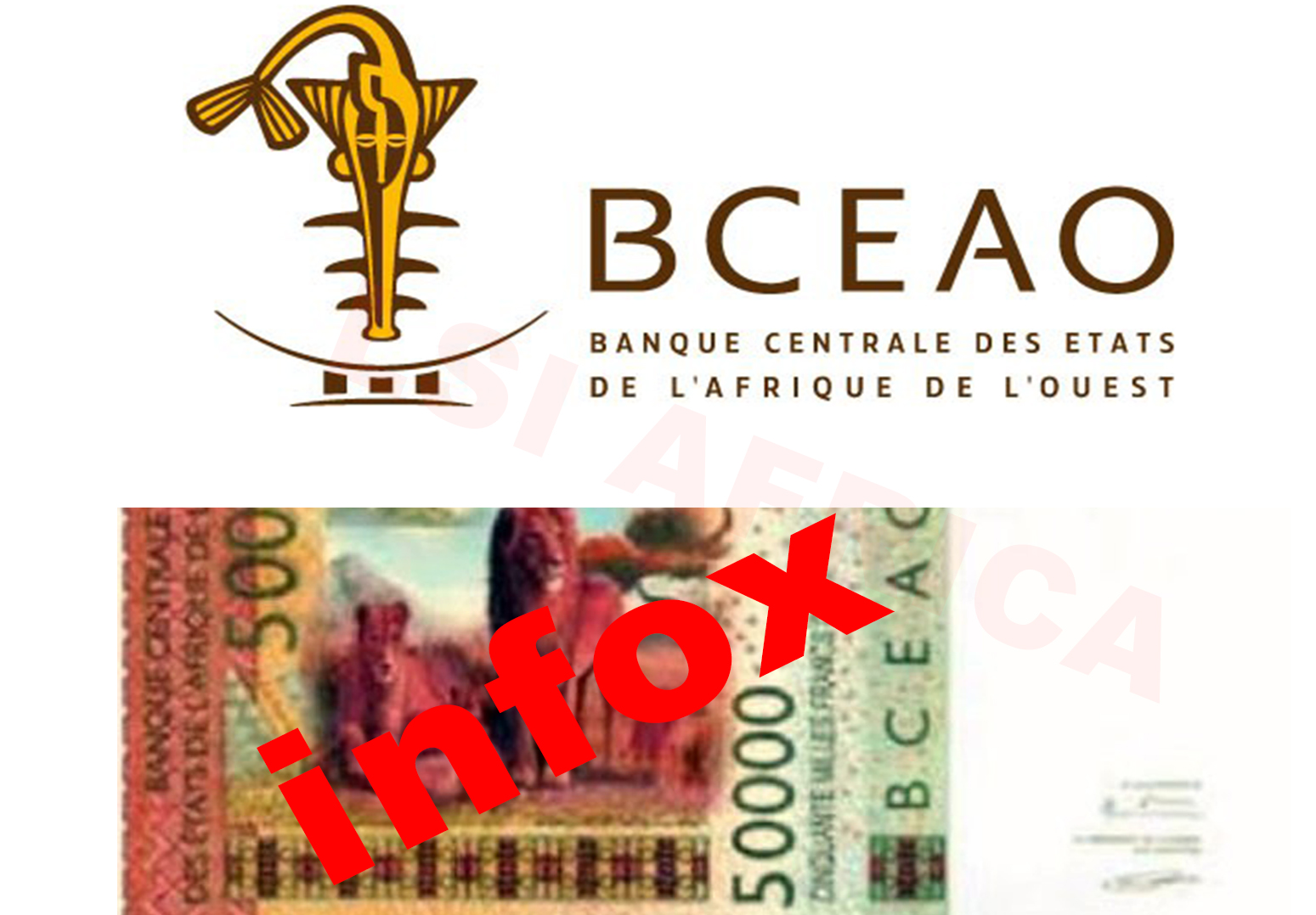 Nouvelle coupure de 50000 FCFA : la BCEAO dément et apporte des ...