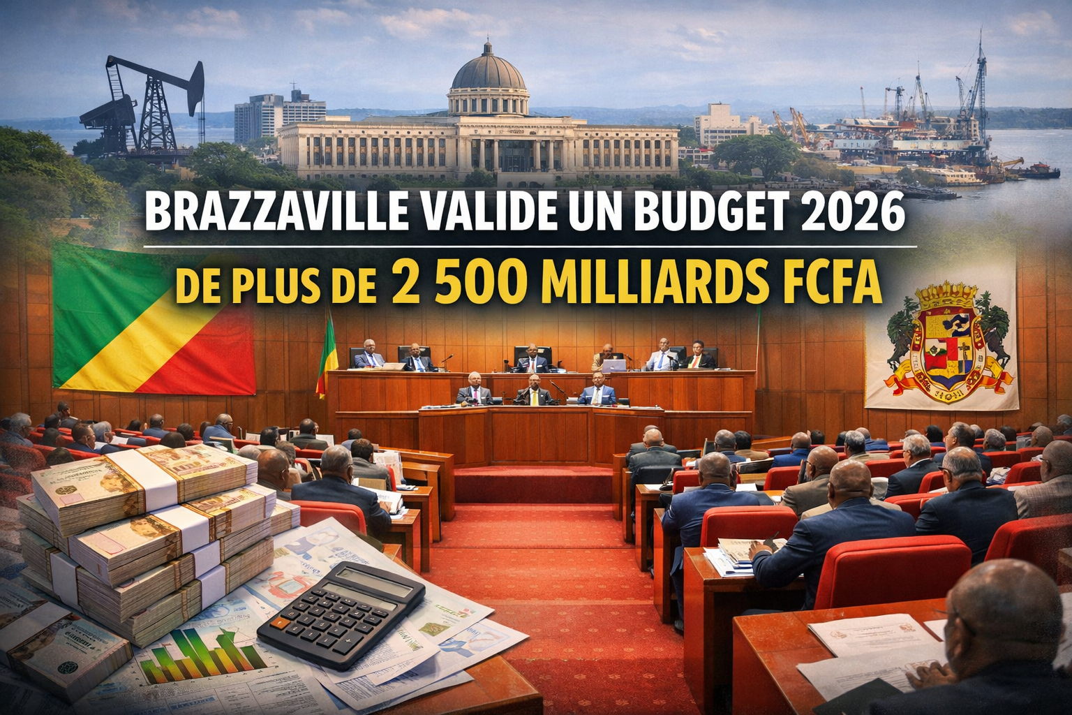Brazzaville valide un budget 2026 de plus de 2 500 milliards FCFA